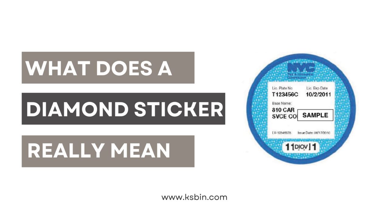 What does a diamond sticker actually mean? - K.S. Billing & Associates, Inc